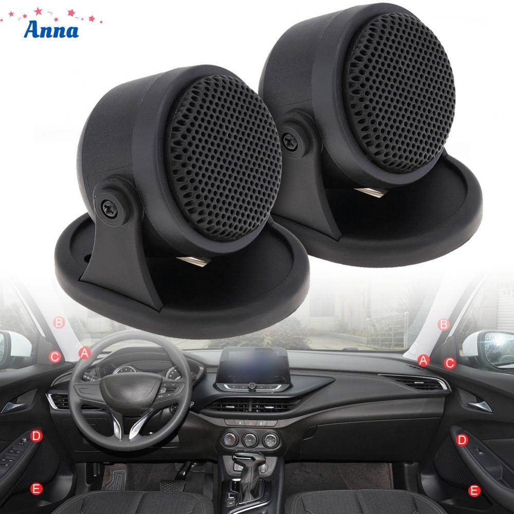 【Anna】Speaker Universal Fitment 12V ABS High Efficiency In-Car ...