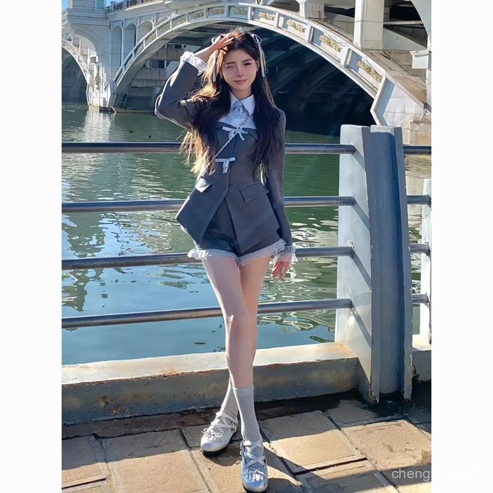"Meigao Sweetheart" สวมใส่ในช่วงต้นฤดูใบไม้ผลิเสื้อสูทแขนยาวทรงสลิมคอ ...