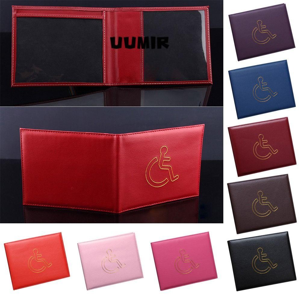 Uumir Permit Display Cover สะดวกกระเป๋าสตางค์เอกสารแขนป้องกันโฮโลแกรมฝา ...