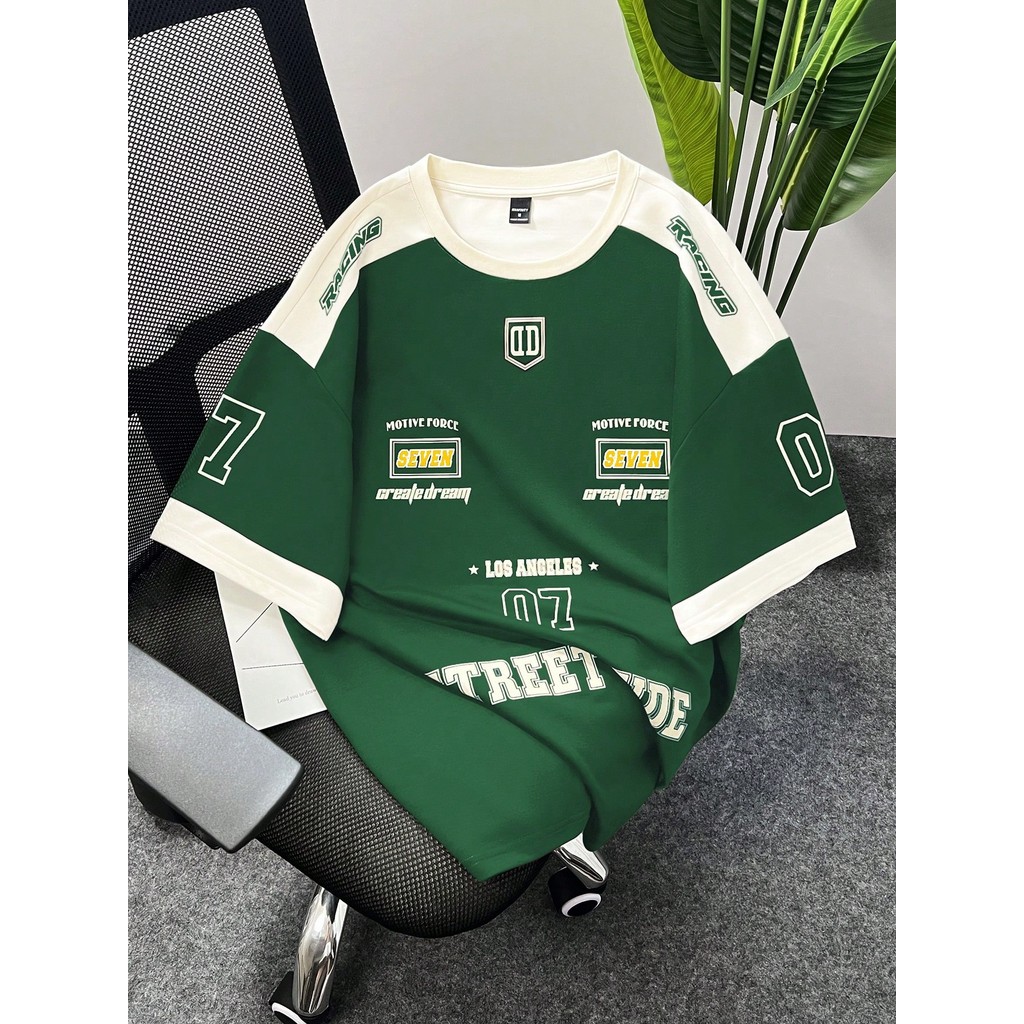 Manfinity EMRG ผู้ชายฤดูร้อนคอกลมแขนสั้นพิมพ์เสื้อยืดลําลอง | Shopee Thailand