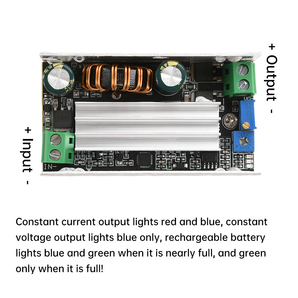 Pcbfun DC-DC แรงดันไฟฟ้าคงที่และกระแสคงที่ Synchronous Rectifier Auto Boost โมดูลแบตเตอรี่ ...