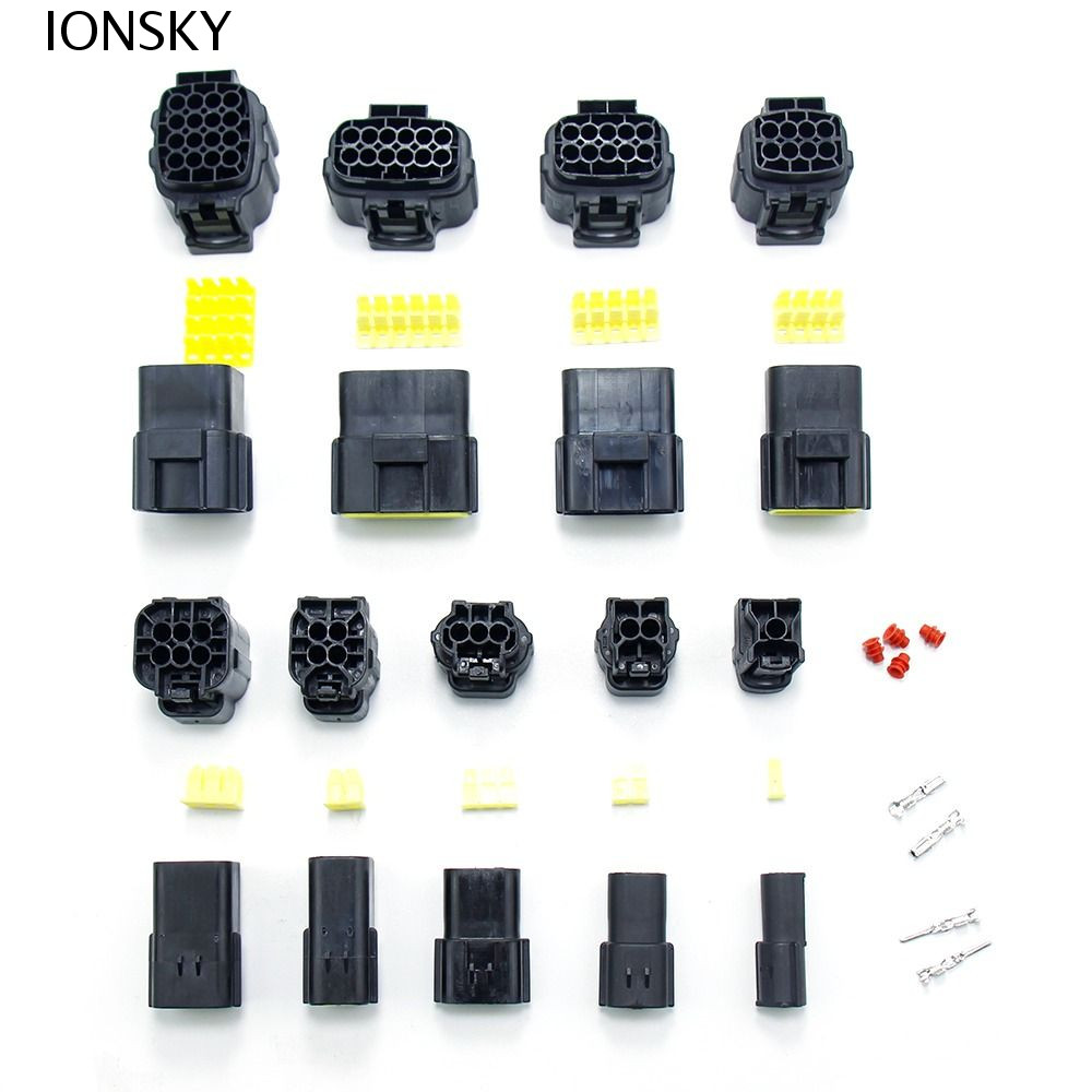 Ionsky ปลั๊กไฟฟ้ายานยนต์ 1/2/3/4/6/8/10/12/16 พินการเชื่อมต่ออย่าง ...