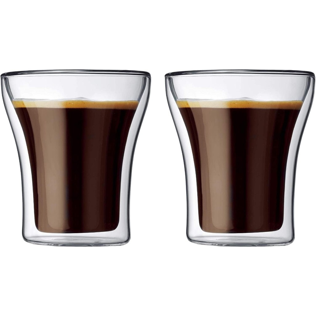 ชุด 2 ชิ้น Bodum Assam Double Wall Tumbler/DOF Glass Cup | Shopee Thailand