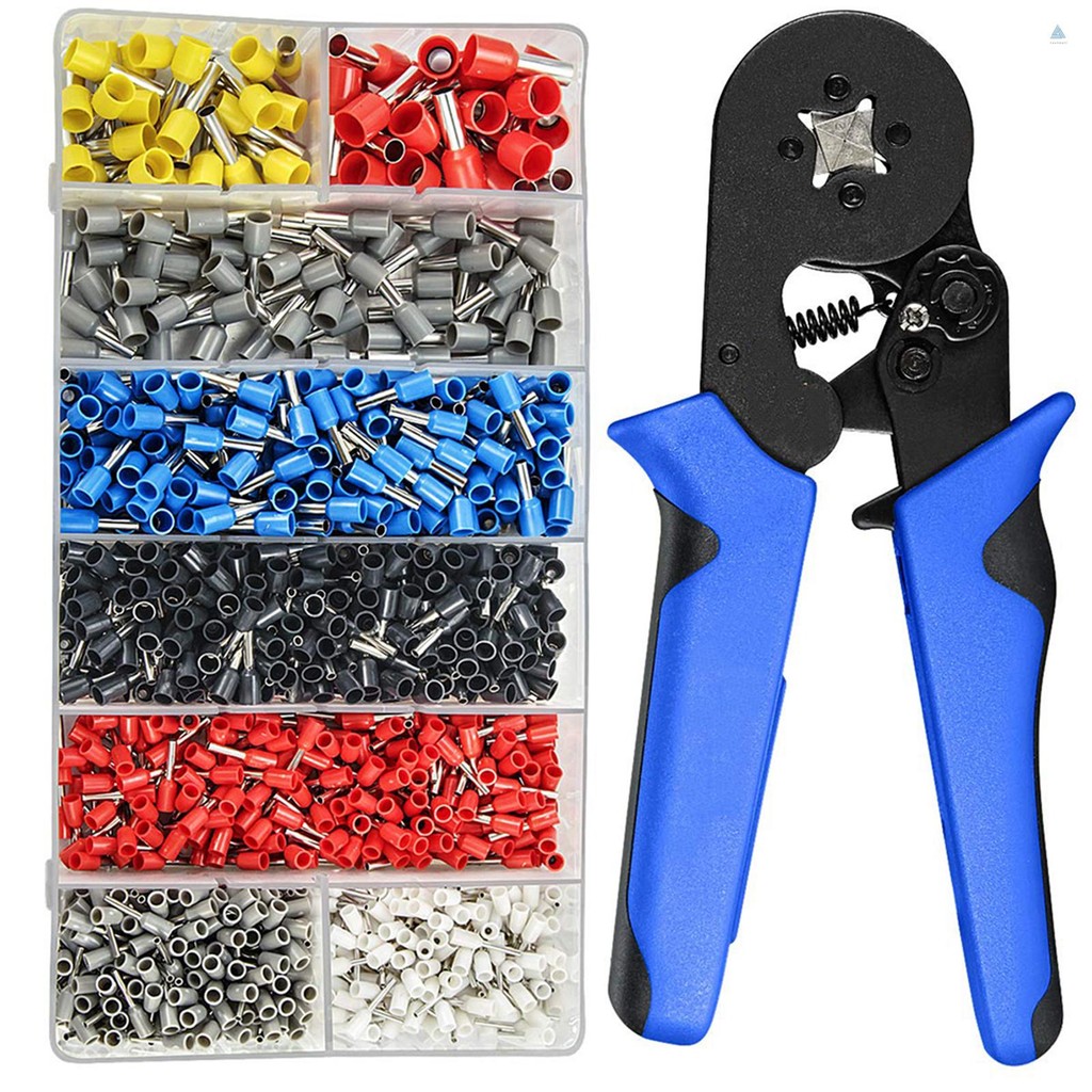 Crimping Ferrule ชุดเครื่องมือ Ferrule Crimper Plier 1200 ชิ้นลวด ...