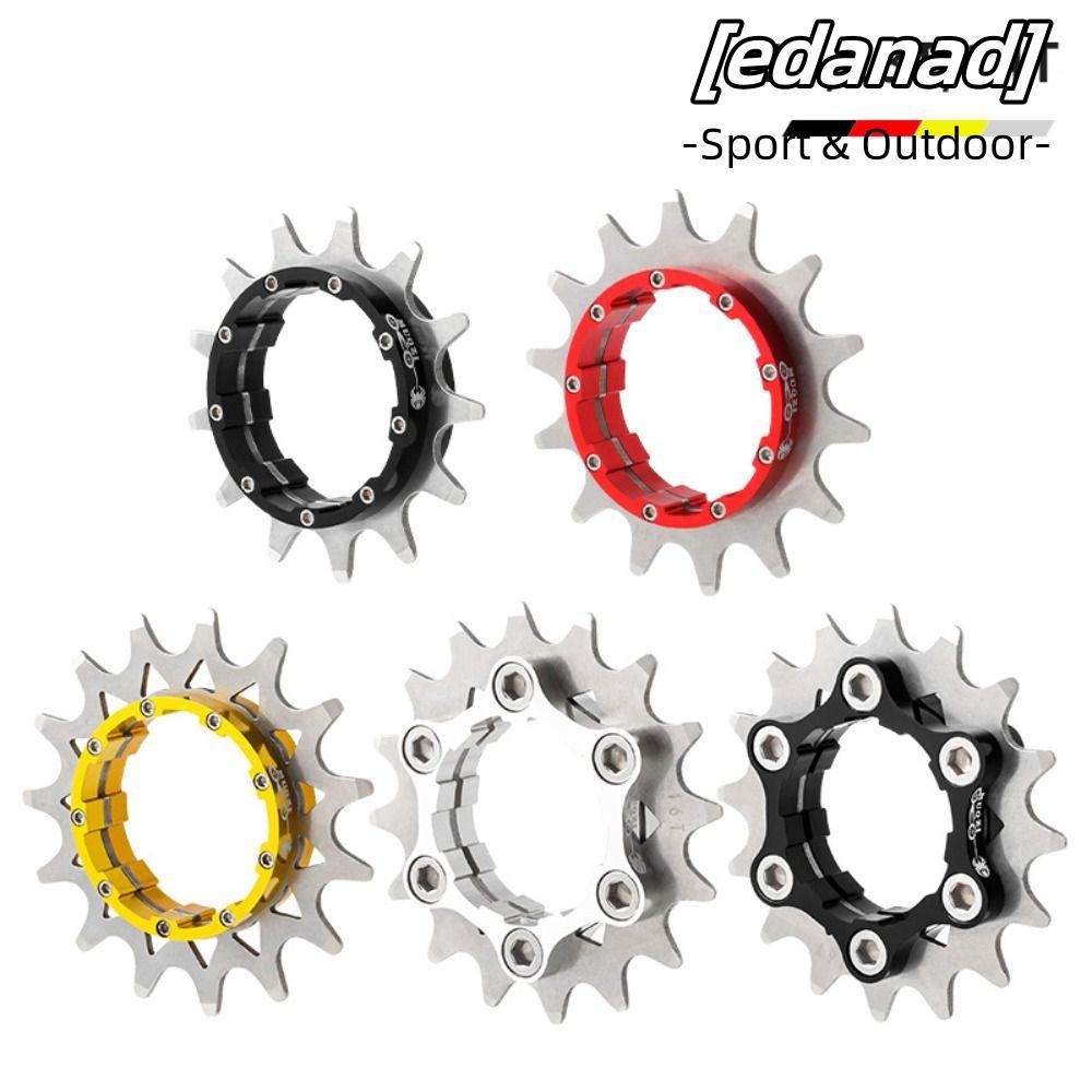 EDANAD Single Speed Cassette Cog, Black Red Gold Silver 12T 13T 14T ...