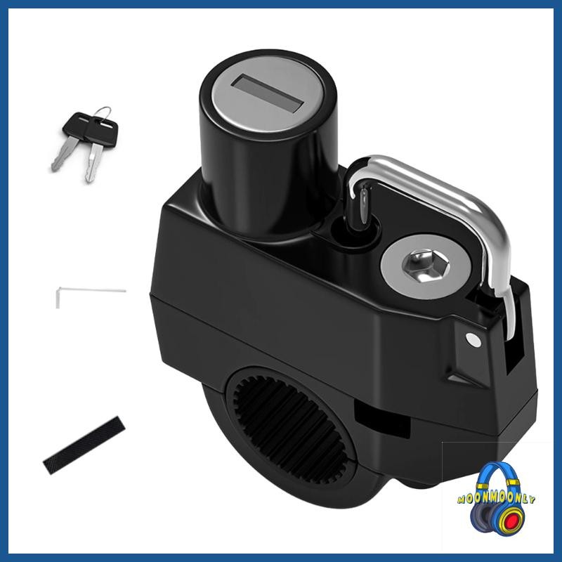 หมวกกันน็อคมอเตอร์ไซค์ MOON Secure Locks การออกแบบขนาดกะทัดรัด ชุดล็อค ...