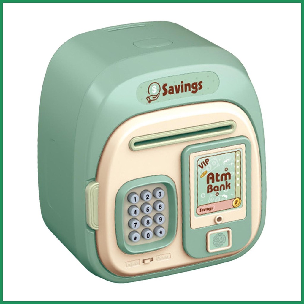 Kids ATM Bank Machine Real Money Electronic Money Bank พร้อมรหัสผ่าน ...