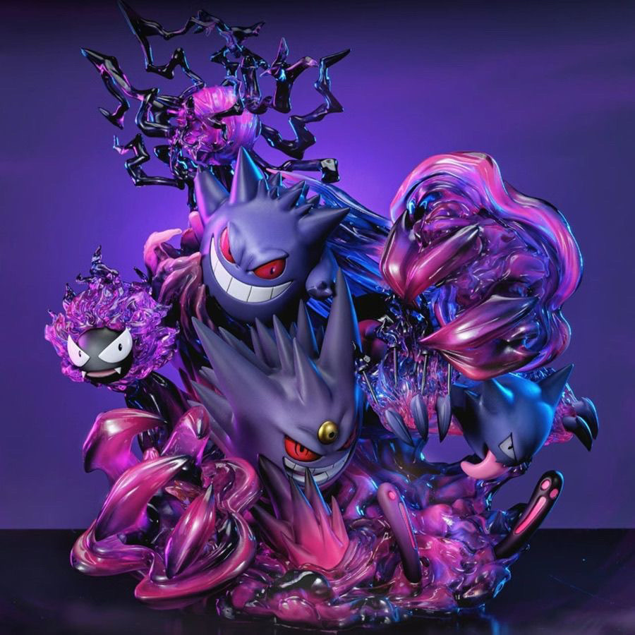 Pokémon Pokémon Fantasy House Gengar Evolution Group Heterochromatic ...