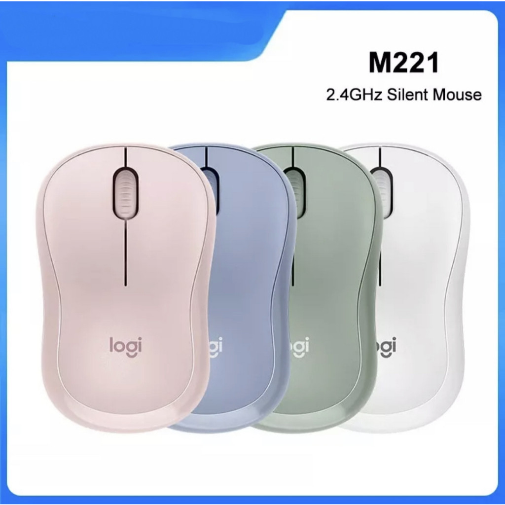 Logitech M221 Silent Wireless Mouse (เมาส์ไร้สาย ไร้เสียงรบกวน ...