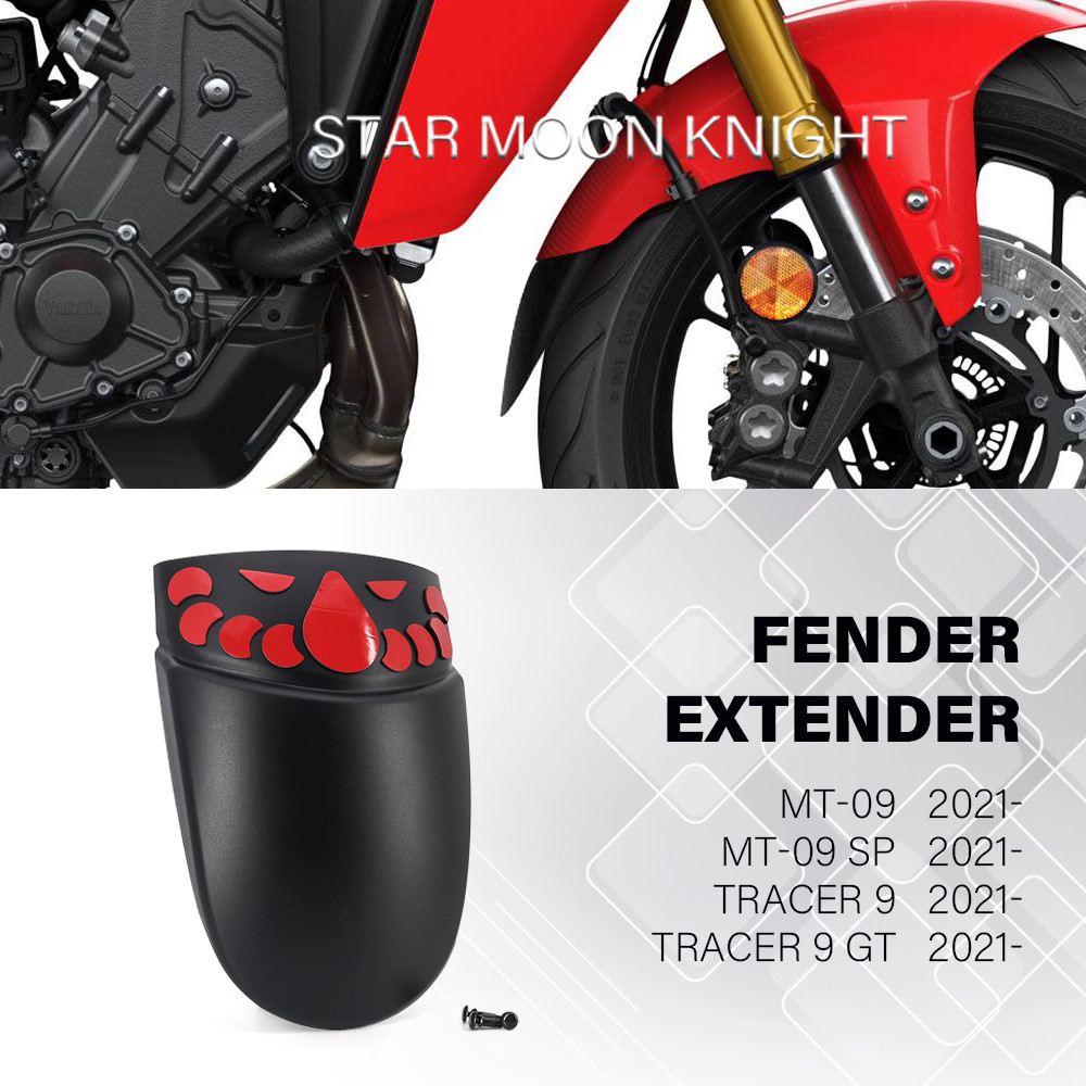 บังโคลนหน้า Mudguard Extender สําหรับ YAMAHA Tracer 9 GT Tracer9 MT-09 ...
