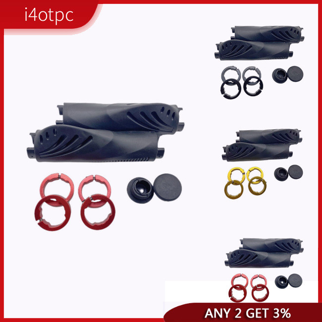 I4otpc 1 คู่มือจับจักรยานการออกแบบตามหลักสรีรศาสตร์ยางกันลื่น Mtb Handle Grips อุปกรณ์จักรยาน ...