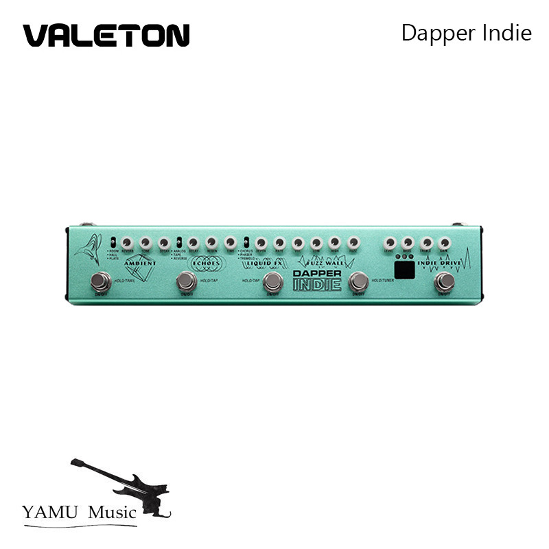Valeton Dapper Indie Multi Effects กีตาร์เหยียบของ Distortion Reverb ...