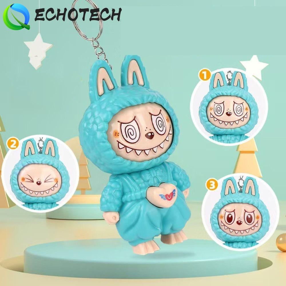 Echotech Labubu Face แต่งหน้าของเล่น, Mini DIY หัตถกรรม Labubu Face ...