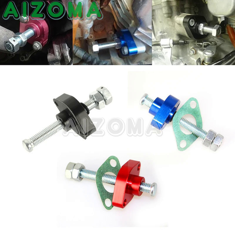 CNC Manual Cam Timing Chain Tensioner For Kawasaki Yamaha ATV Off-Road KLX KL WR YZ TTR XT ...