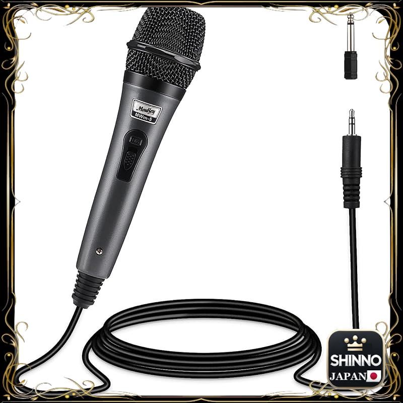 《JAPAN》★Dynamic Microphone with 13ft Cable Karaoke Mic Heart-shaped ...