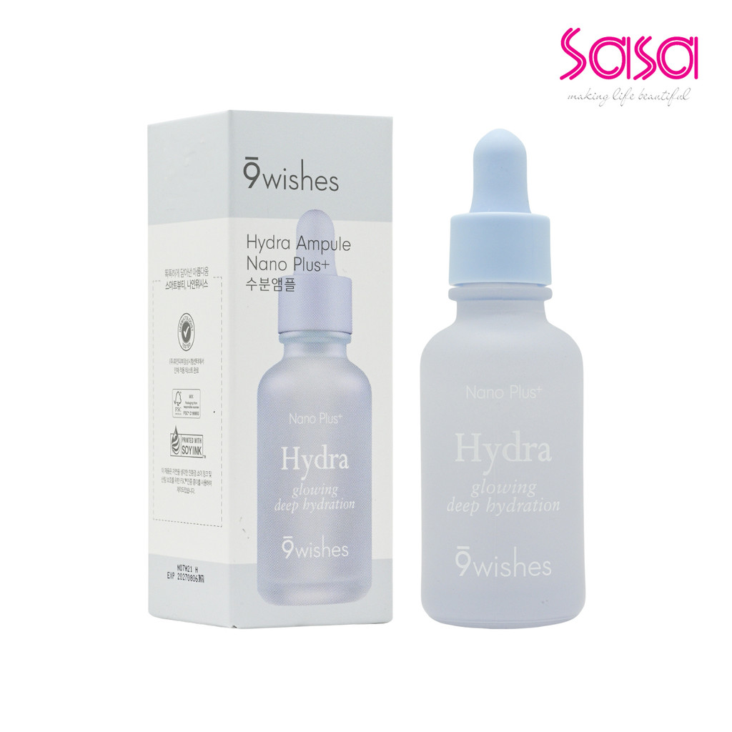 9Wishes Nano Plus Hydra Ampule Serum 30ml | Shopee Thailand