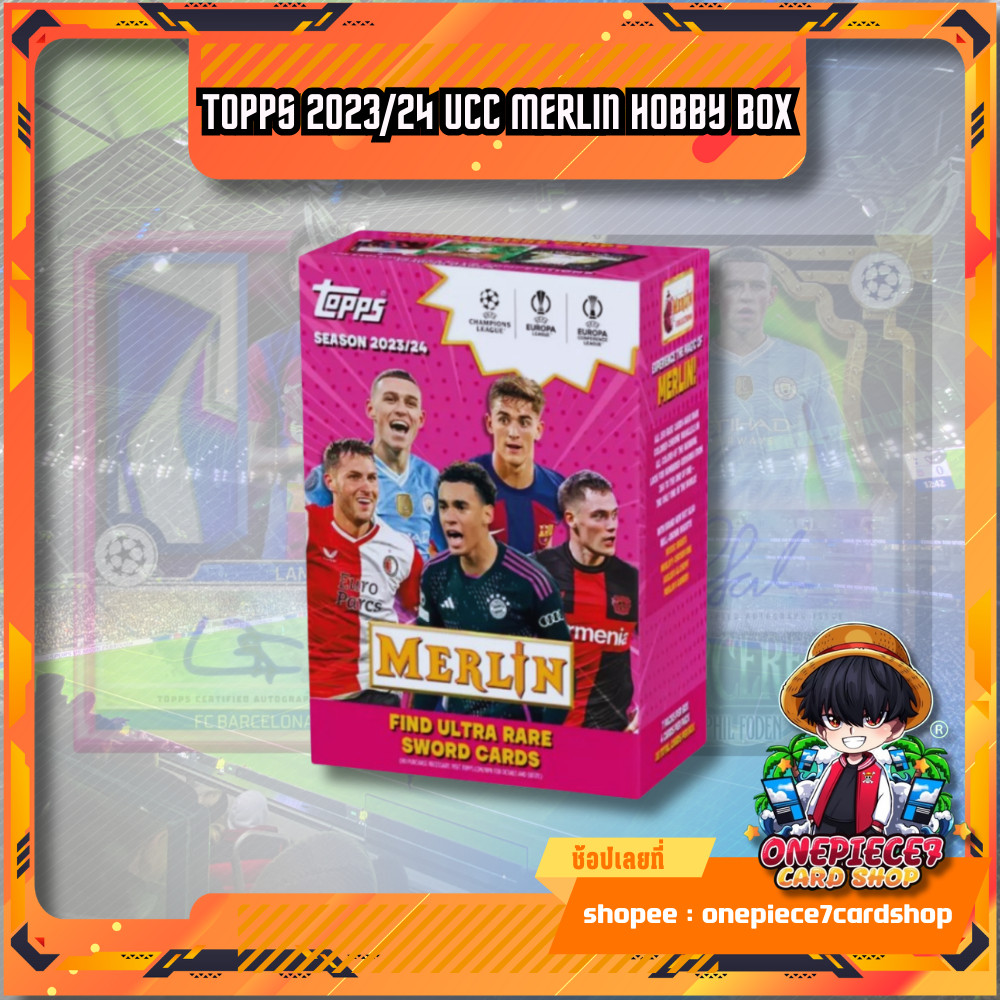 Topps 2023/24 UCC Merlin Blaster Box | Shopee Thailand