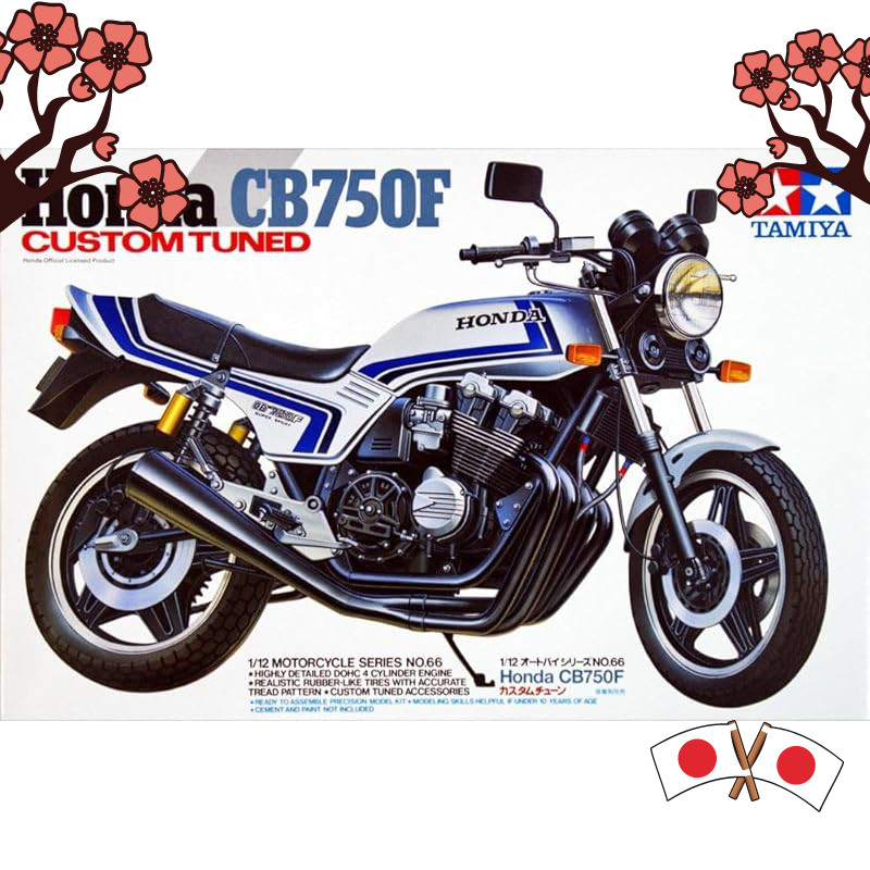 Tamiya 1/12 Motorcycle Series No. 66 Honda CB750F Custom Tune Plastic Model 14066 | Shopee Thailand