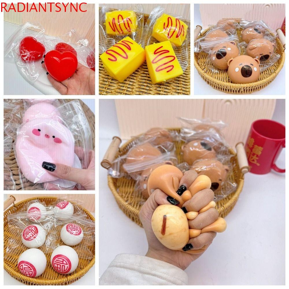 Radiantsync 1 ชิ้น Decompression สัตว์ของเล่น,ซิลิโคนผ่อนคลาย Capybara บีบของเล่น, 3D Sensory ...