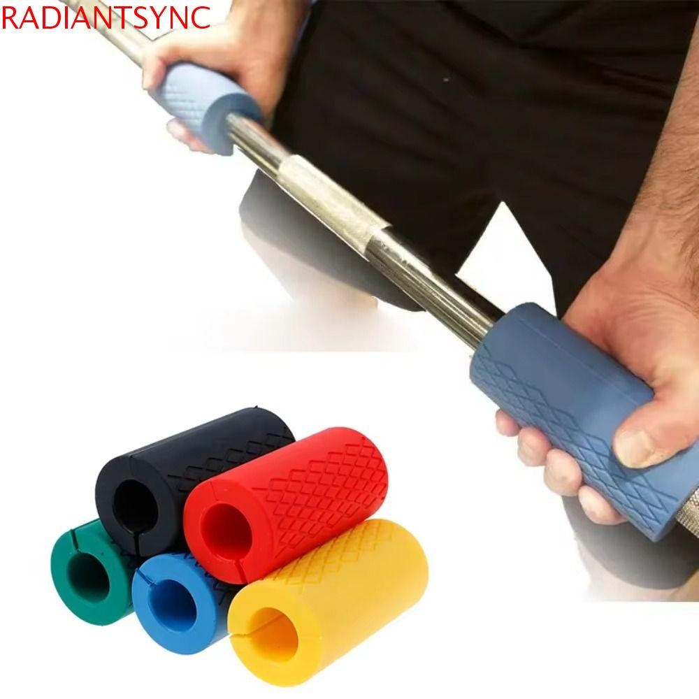 RADIANTSYNC Barbell Grip, เฉพาะเพิ่มแรงเสียดทานซิลิโคนดัมเบล Grip, หลีกเลี่ยงการบาดเจ็บแบบพกพา ...