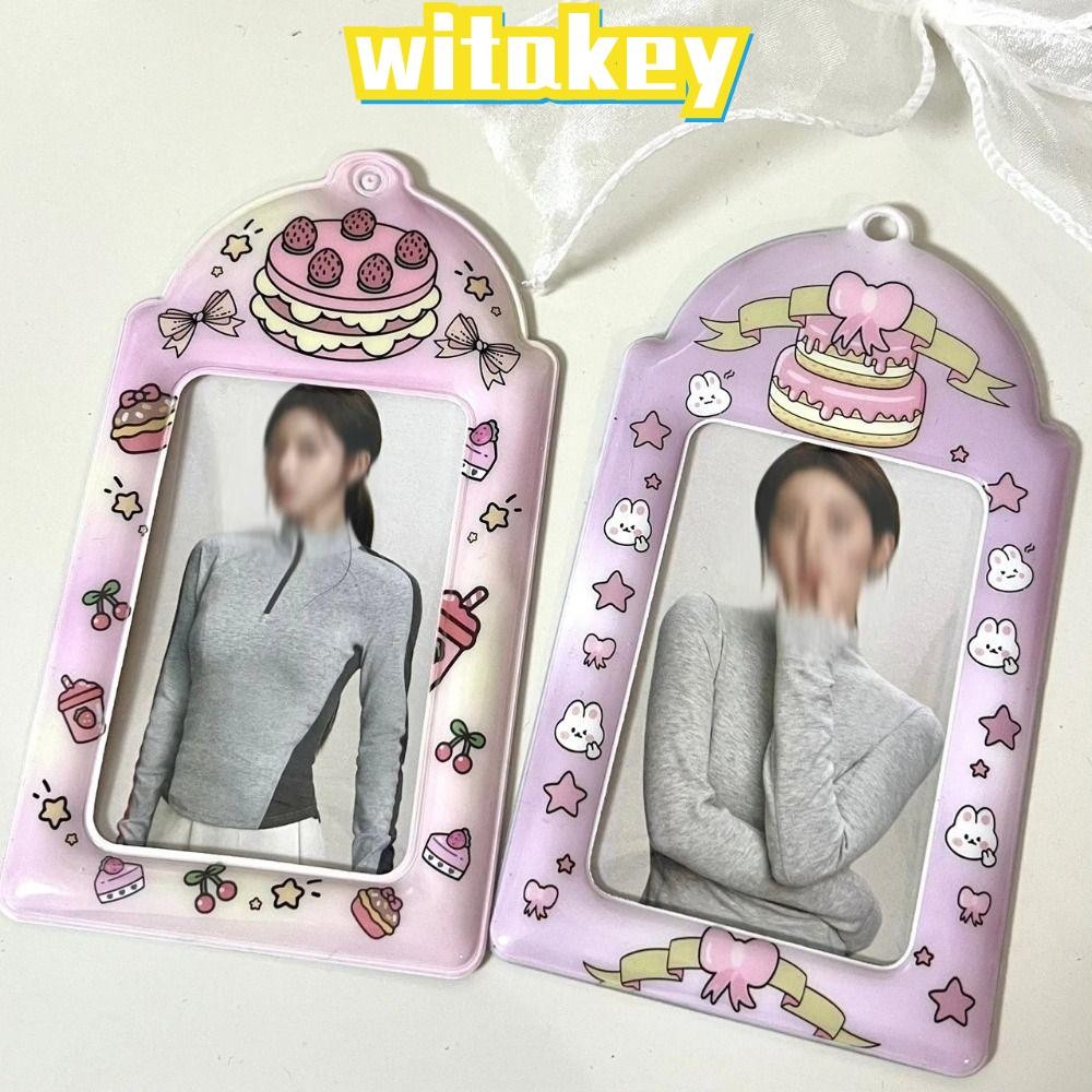 WITAKEY Photocard Holder, การ์ดหวานแบบพกพา, พวงกุญแจ PVC Cute Kawaii | Shopee Thailand