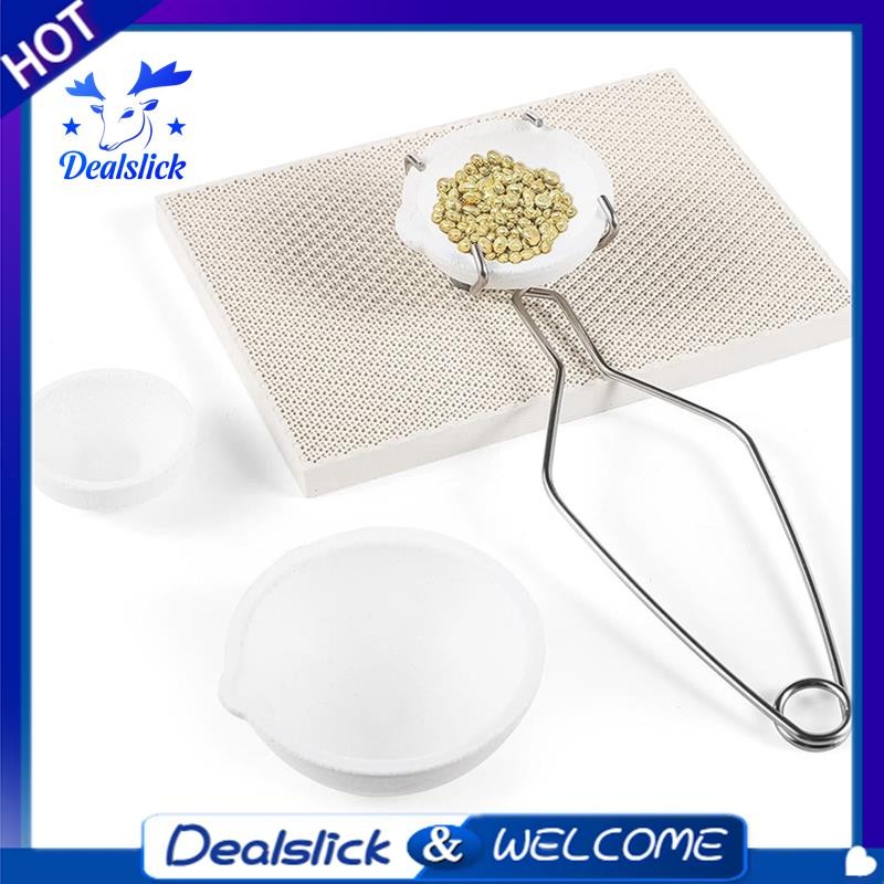 Dealslick5 ชิ้น Crucible Kit, Small Melting Crucible Bowl Set with ...