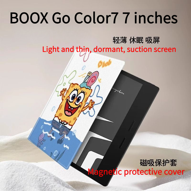 BOOX Go Color7 เคสแม่เหล็กนอนขนาด 7 นิ้ว SpongeBob [จัดส่งในวันเดียวกัน ...