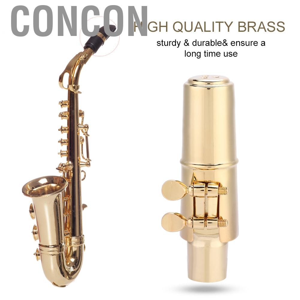 Concon Eb Alto Sax แซ็กโซโฟน 7C ปากเป่าพร้อม Cap Pads เครื่องดนตรี ...