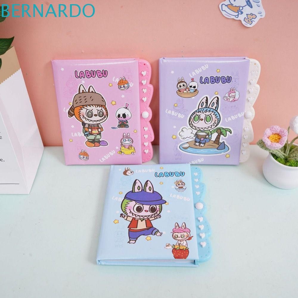 Bernardo Labubu ไดอารี่ Notepad, หน้าสีการ์ตูน Labubu มินิโน้ตบุ๊ค, แบบ ...