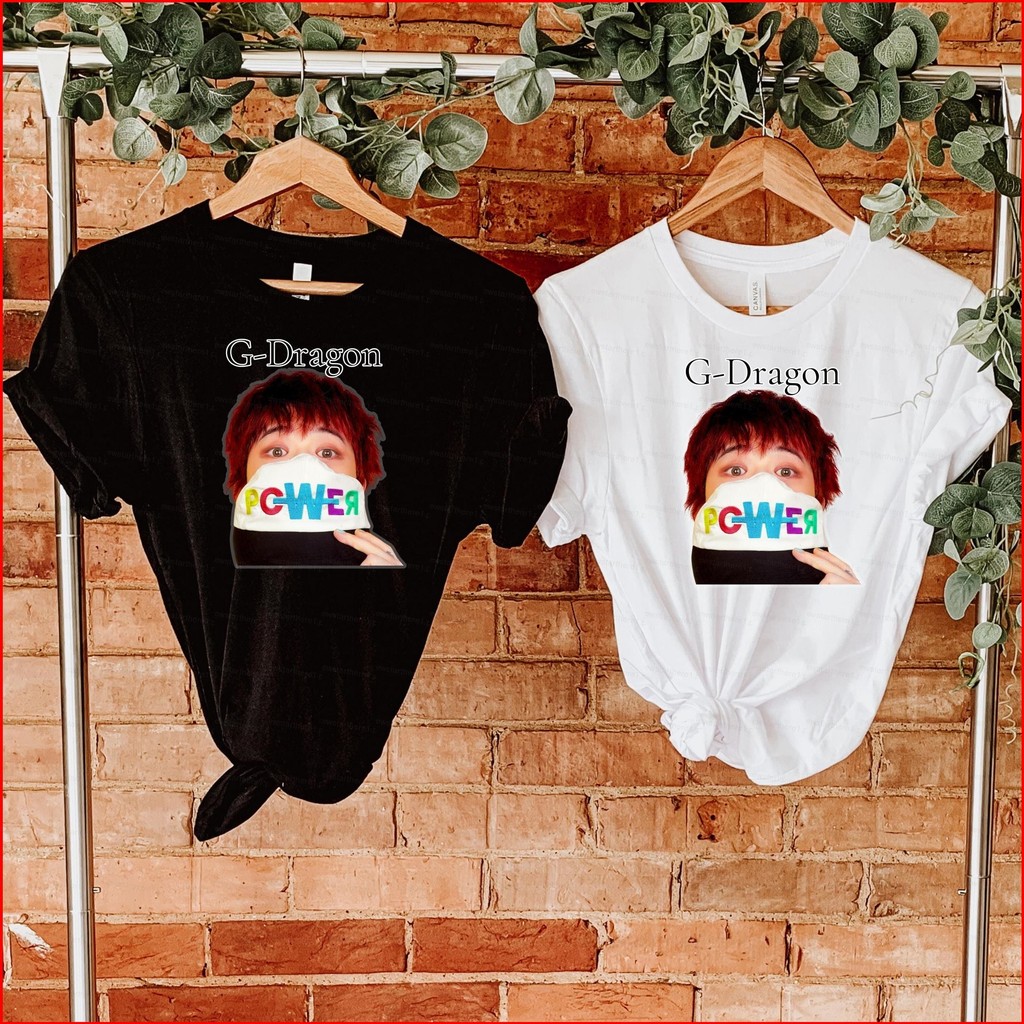 Jason G-Dragon power Tee เสื้อยืด Unisex Crewneck Kpop merch GD ใหม่ ...
