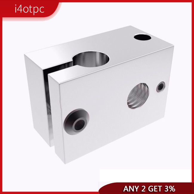 I4otpc อลูมิเนียม E3d-v6 ความร้อนบล็อกใช้งานร่วมกับ Pt100 Sensor 3d เครื่องพิมพ์อุปกรณ์เสริม ...