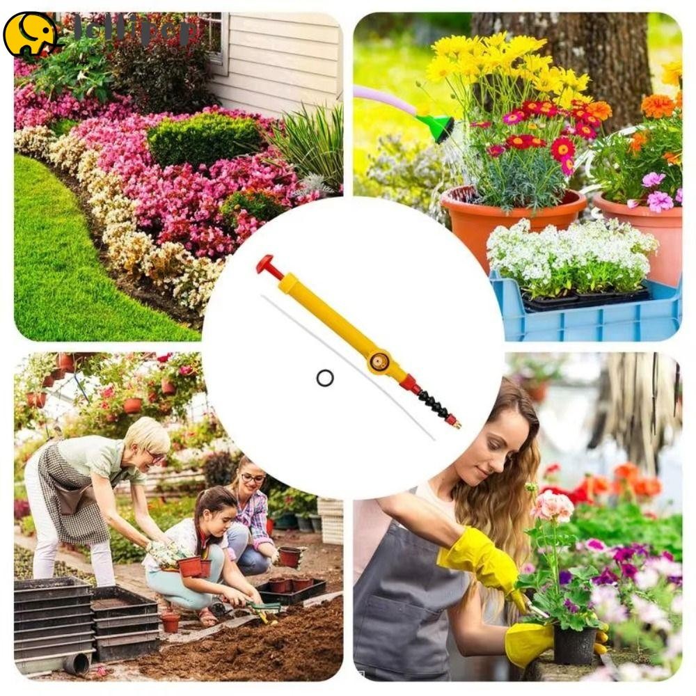 Lollipo1 เครื่องพ่นชลประทาน, 360 องศาปรับ Push-pull Atomizing Misting หัวฉีด,แบบพกพาแรงดันสูง ...