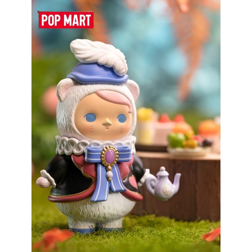 Popmart Official PUCKY Elf Animal Tea Party Series รูปตกแต่งของขวัญ ...