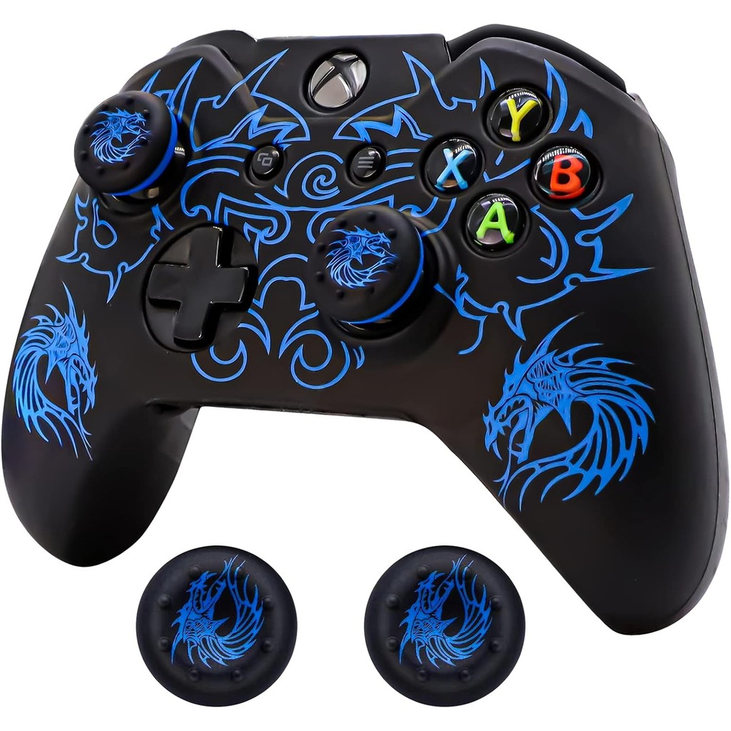 Xbox-one Controller Skin, ซิลิโคนกันลื่นฝาครอบ Protector ชุดอุปกรณ์เสริมสําหรับ Microsoft Xbox 1 ...