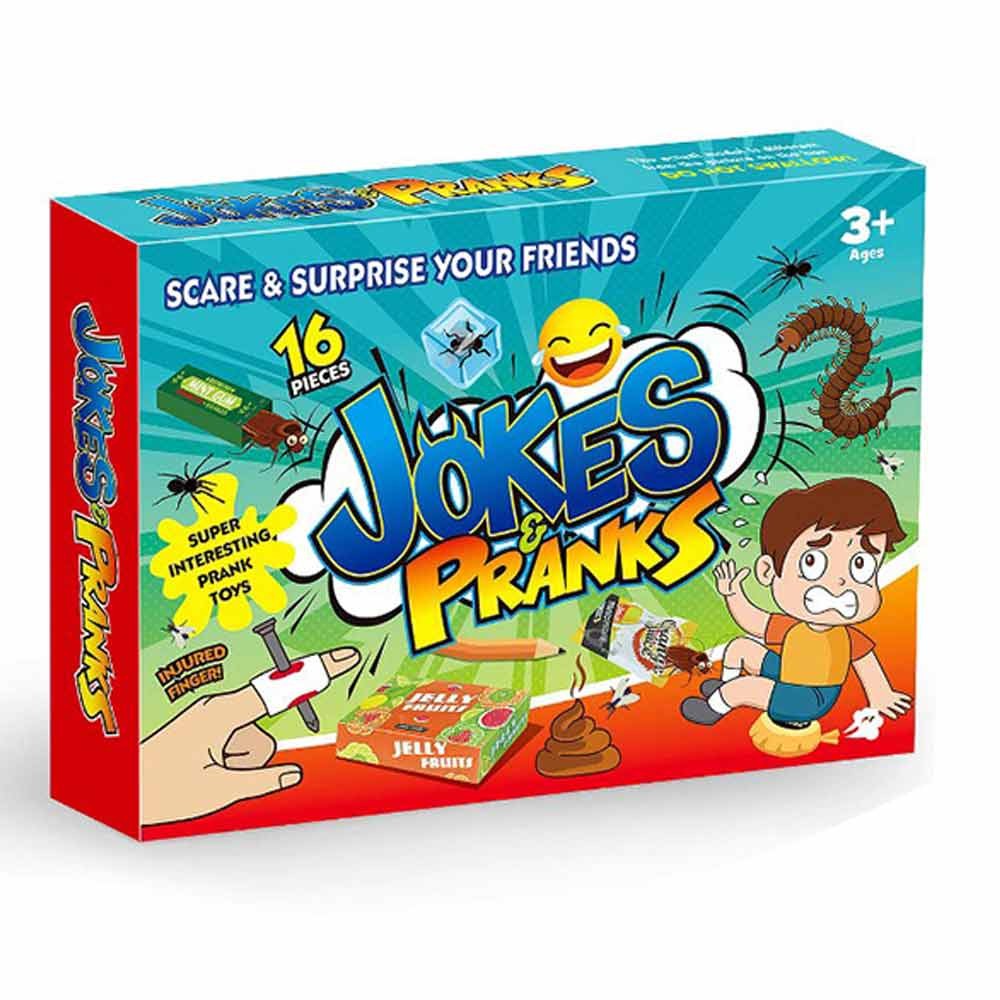 Practical Jokes Game Children Action Prank Kit Kids Tricks 16 Pieces ...