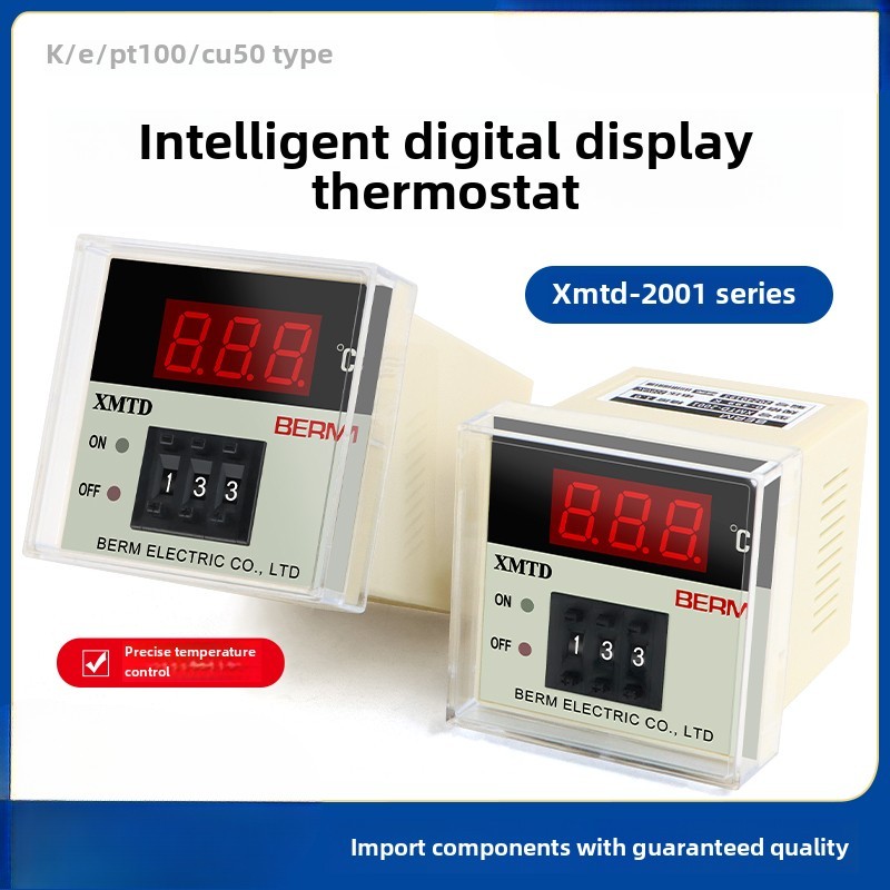 Xmtd-2001 2002 Digital Display Thermostat 220V380V Thermostat E ประเภท PT100 ประเภท K ประเภท ...