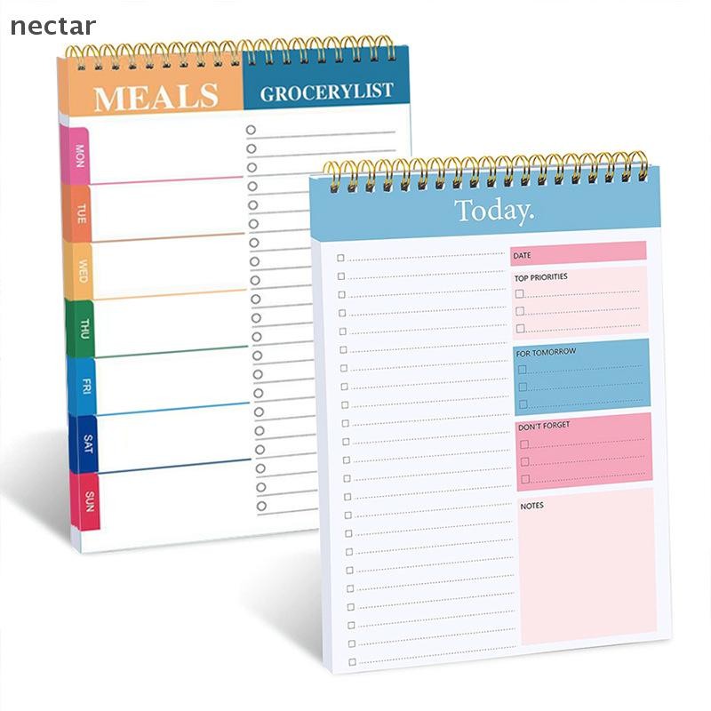 Tar To Do List Notepad Undated Daily Planner เครื่องเขียนโน้ตบุ๊คครู ...