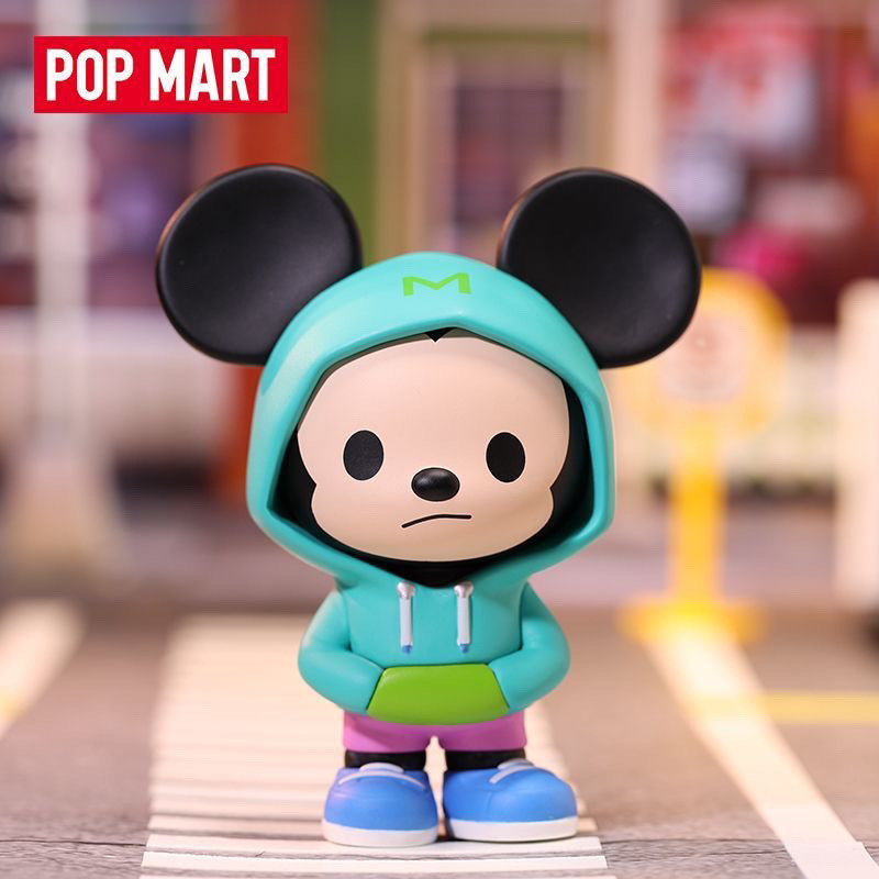 Popmart Official Disney Mickey Family Street Series ตุ๊กตารูปตุ๊กตา ...