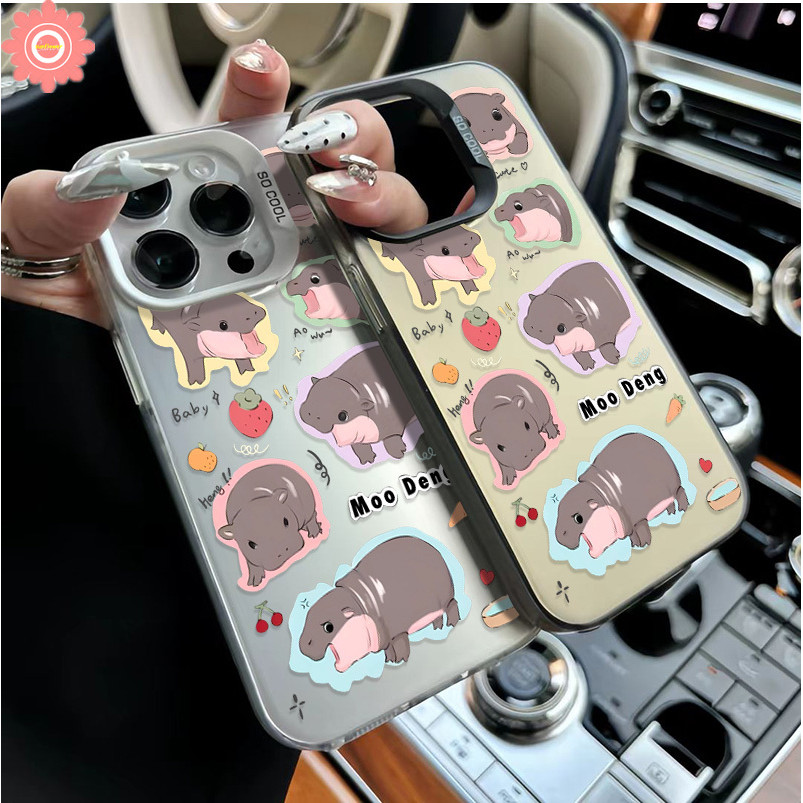 การ์ตูนตลก Moo Deng สําหรับ Infinix Tecno Spark GO 2023 10 20 Pro 10C ...