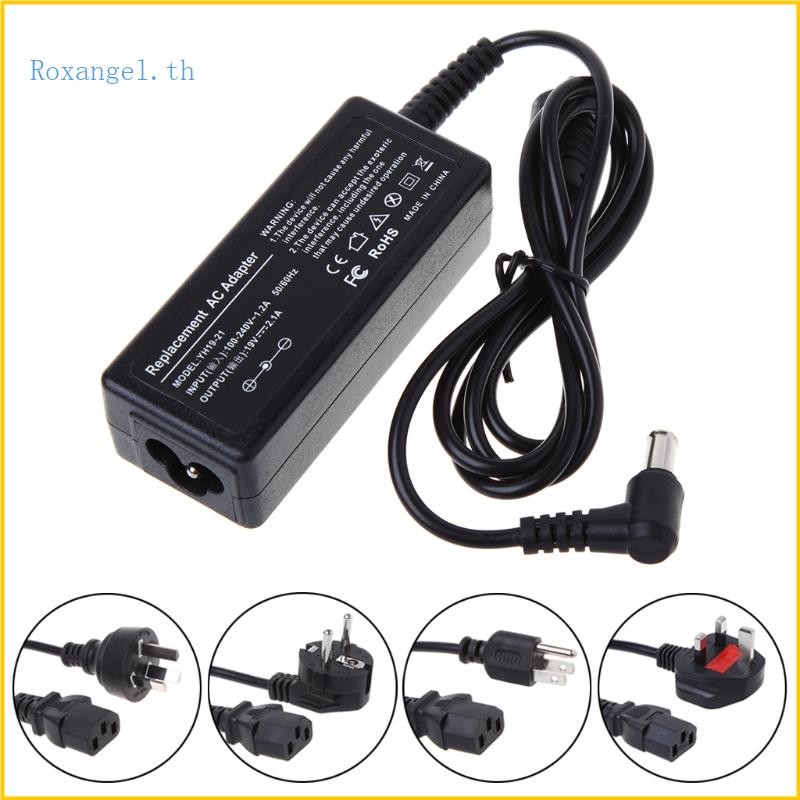 Rox อะแดปเตอร์แปลงสายไฟ EU AU US UK ปลั๊ก 19V 2 1A AC DC Power Supply Charger | Shopee Thailand