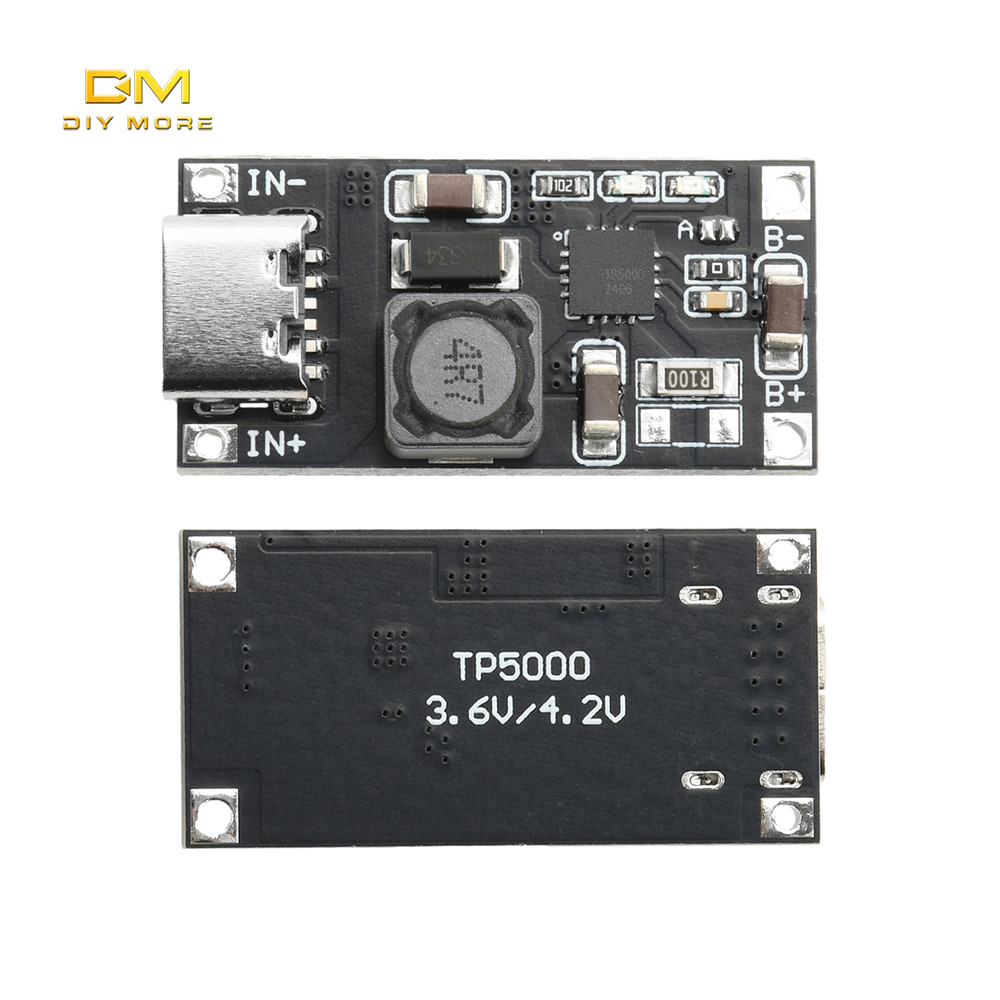 Diymore DC 4.5-9V TP5000 4.2V/3.6V 1A Li-ion แบตเตอรี่ชาร์จโมดูลชาร์จ ...