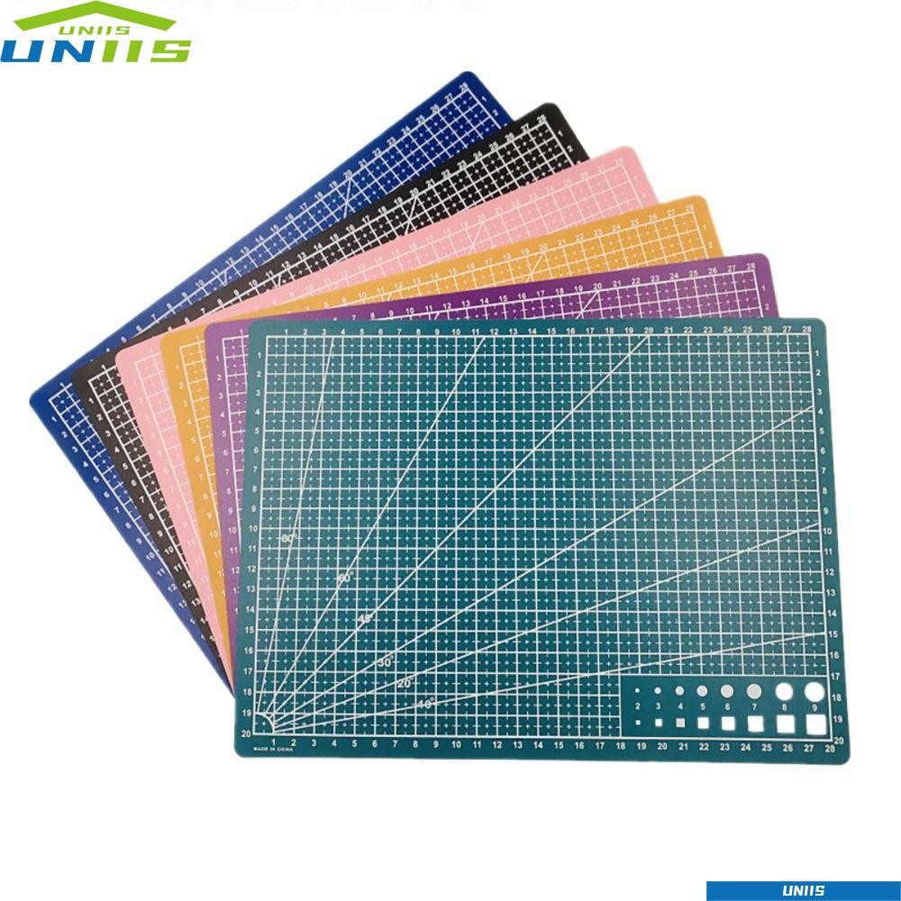 Uniis แผ่นรองตัด,แกะสลัก Patchwork เย็บเขียง, PVC สองด้าน A3 A4 A5 หนังหัตถกรรมเครื่องมือ ...