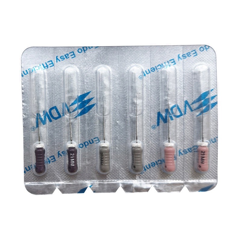 In Stock6 ชิ้น/เซ็ต 21/25 มม.Endo Easy Efficient VDW แฟ้มทันตกรรม VDW ...