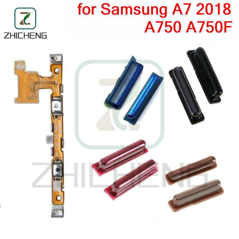 สําหรับ Samsung A7 2018 A750 A750F เปิดปุ่มปรับระดับเสียง flex โทรศัพท์ ...