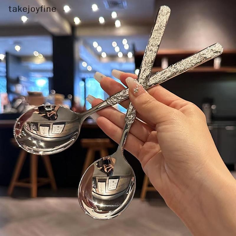Tfth ชุดช้อนกลมด้ามยาวสแตนเลส 60-100 ชิ้น อุปกรณ์ครัวขนมหวาน Vary ...