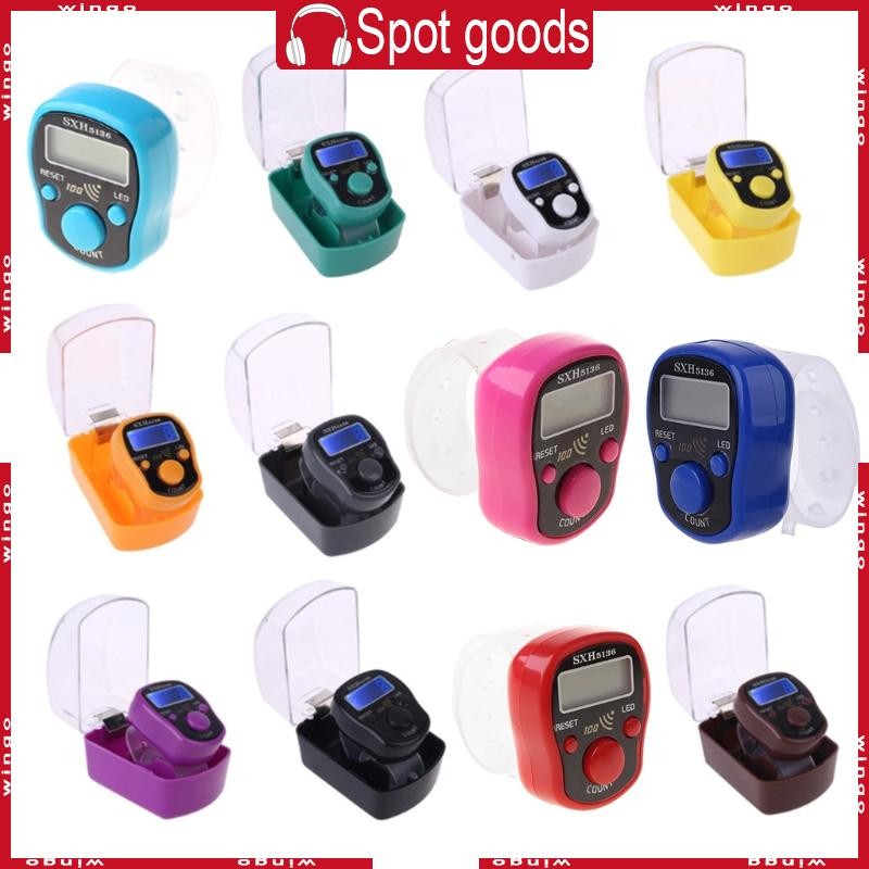 WIN LED Finger Tally Counter ดิจิตอลอิเล็กทรอนิกส์ Tasbeeh Counters Lap ...