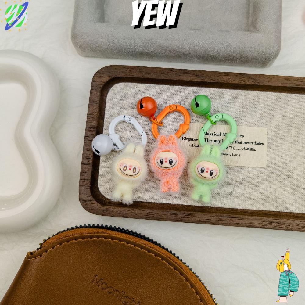 Yew ตุ๊กตาพวงกุญแจ, อุปกรณ์เสริมกระเป๋าเรซิ่น Labubu พวงกุญแจ, แฟชั่น ...