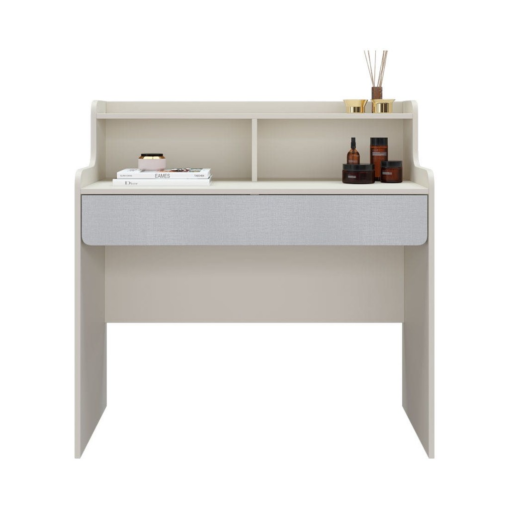 SB Design Square โต๊ะเครื่องแป้ง ขนาด 100 ซม. รุ่น Aiko สีขาว (100x45x100 ซม.) แบรนด์ KONCEPT ...