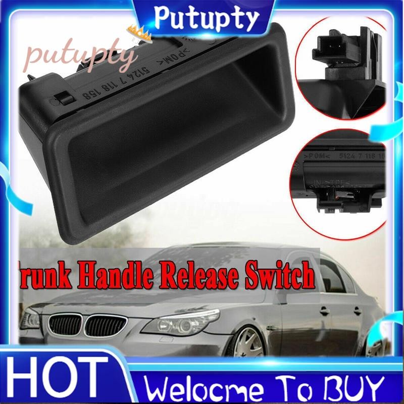51247118158 Trunk ฝาปิดล็อคปุ่มกด Boot Tailgate Handle Switch สําหรับ-BMW E60 E90 E91 E92 E92 ...