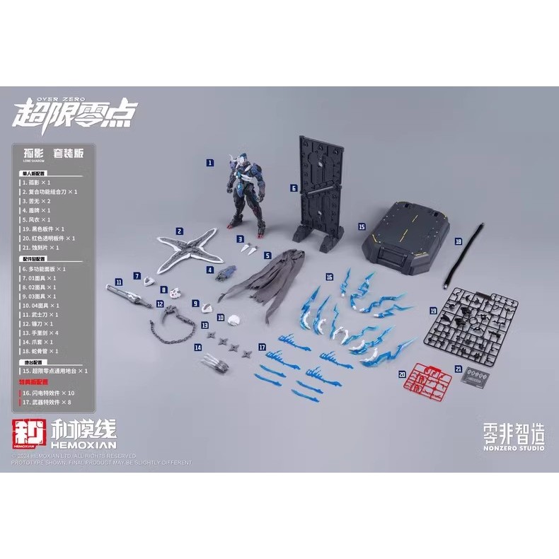 Hemo Line Super Limit Zero 1/10 NBD-009 Lone Shadow Set Version รุ่น ...